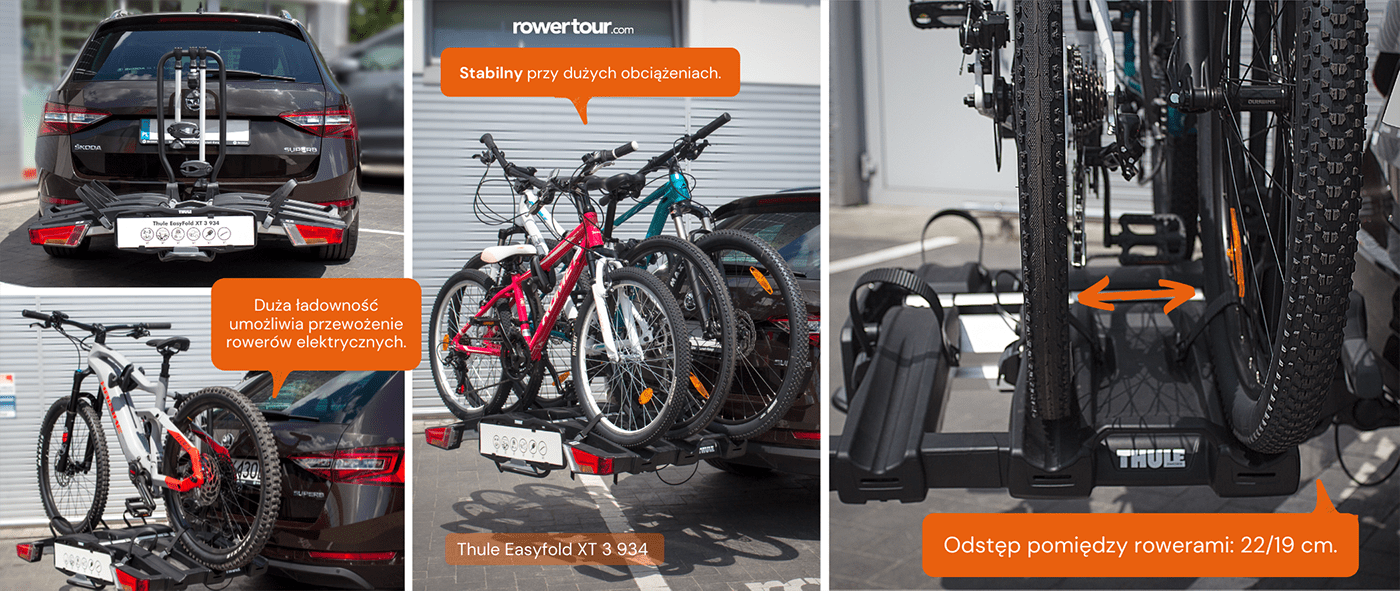 Jaki bagażnik samochodowy na rower na hak Thule wybrać? - Rowertour.com